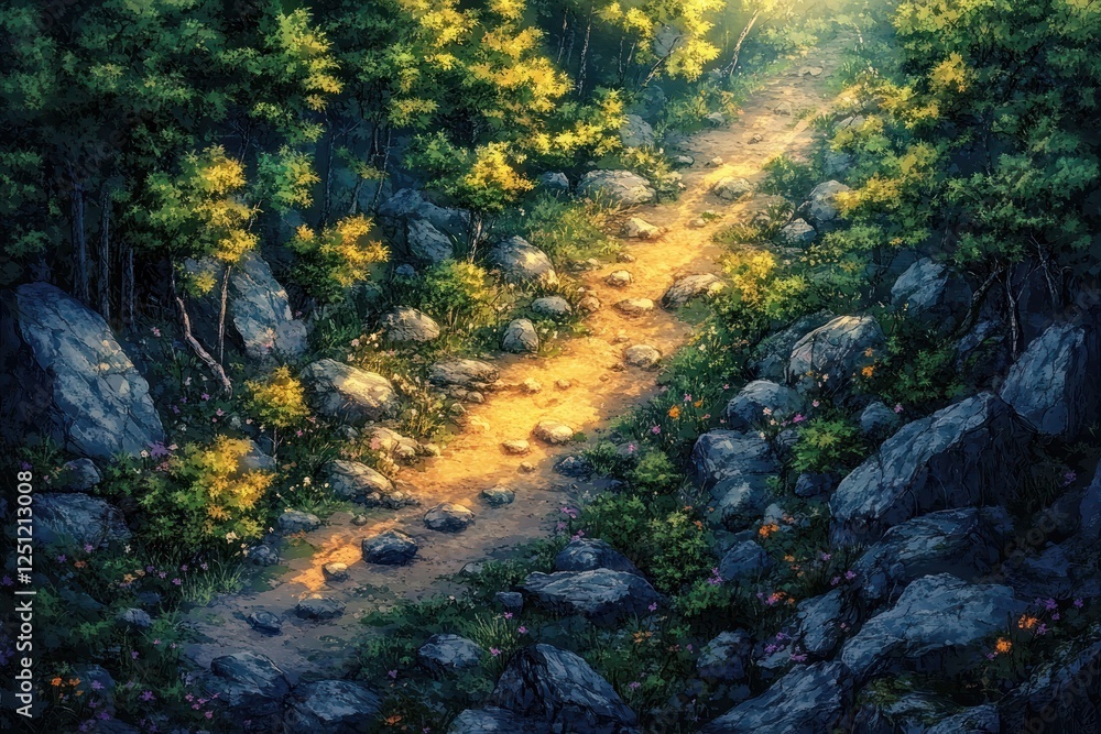 Windy Plateau Fantasy Battlemap for DnD Tabletop RPG Adventure ...