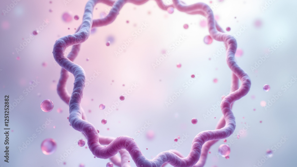 Semaglutide molecule with a focus on its structure and components set ...