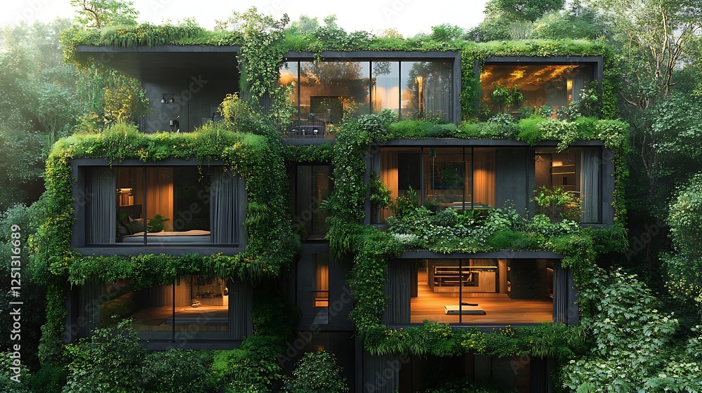 sustainable urban green living architecture layout high resolution hd ...