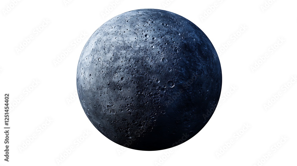 A realistic depiction of Mercury, the smallest planet in our solar ...