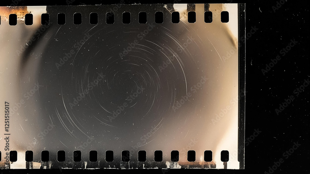 Vintage Super 8mm Film Frame Overlay with Dust, Scratches & Classic ...