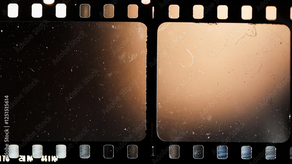 Vintage Super 8mm Film Frame Overlay with Dust, Scratches & Classic ...