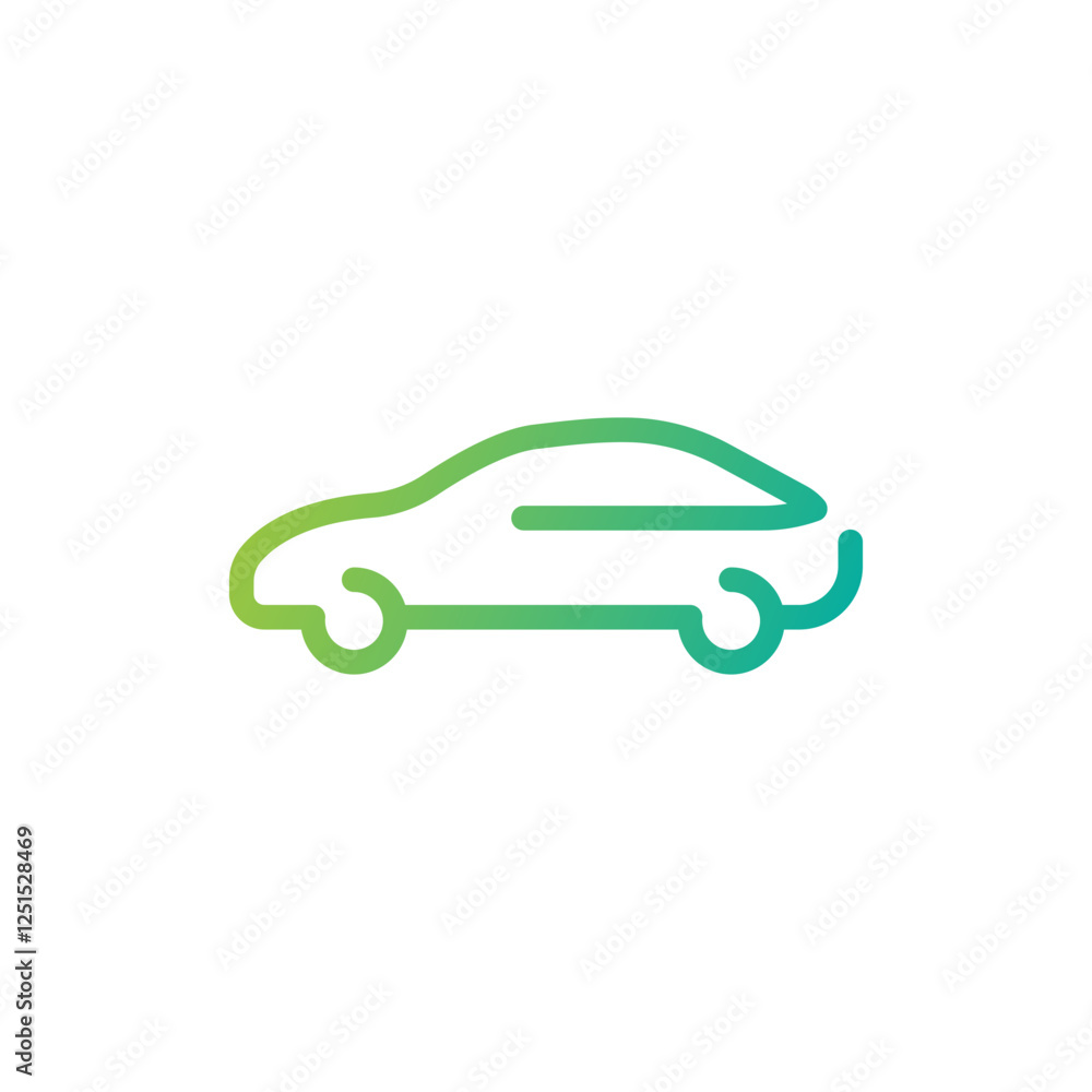 EV car icon, electric vehicle charger logo icon. Hybrid EV car station ...