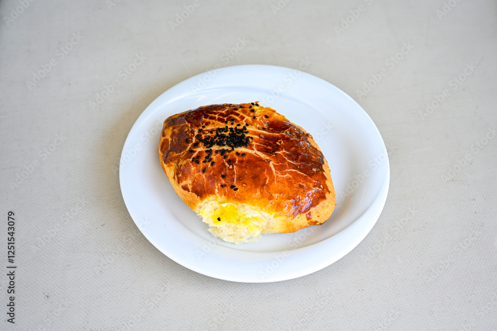 Turkish pastry product , tasty pogaca, acma . Simit, gevrek. Turkish ...