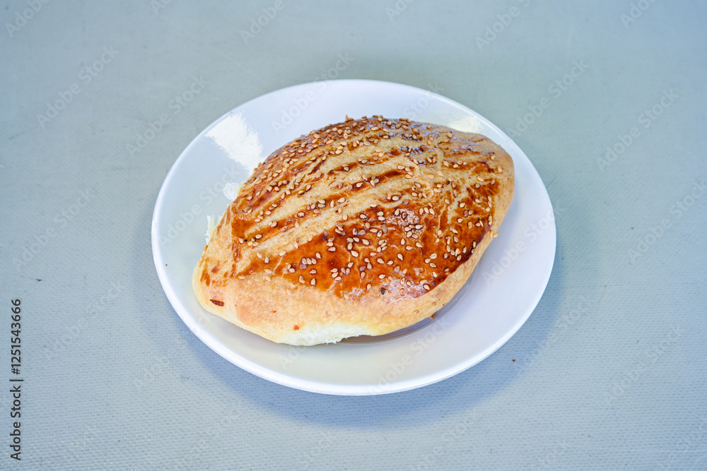 Turkish pastry product , tasty pogaca, acma . Simit, gevrek. Turkish ...