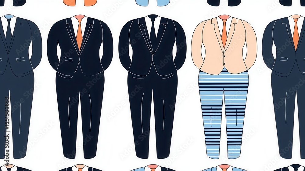 Unique Collection of Fashionable Business Suits with Diverse Styles and ...