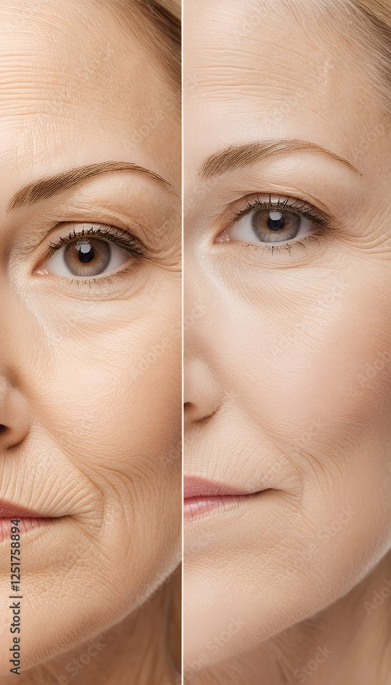 wrinkles face procedures woman plastic treatment woman skin wrinkle ...