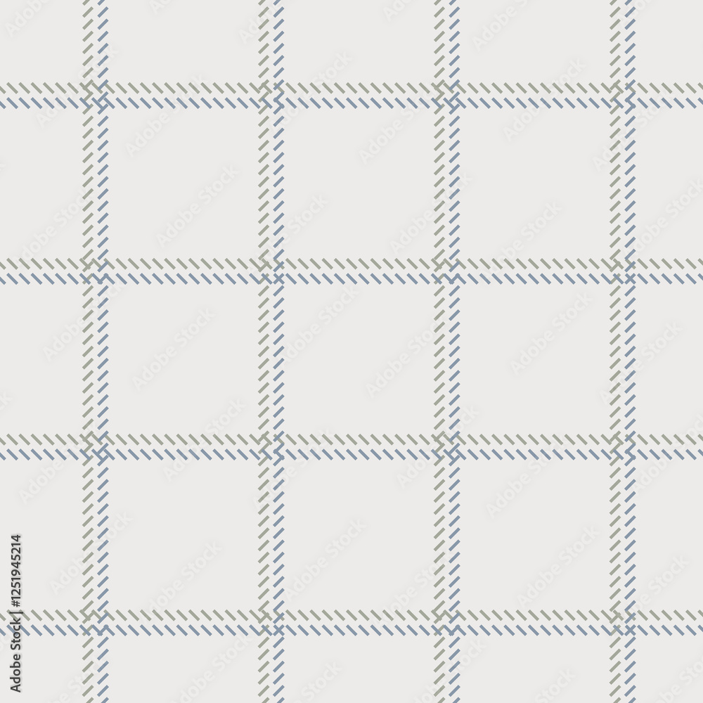 Classic ticking tweed plaid style pattern. Geometric check tablecloth ...