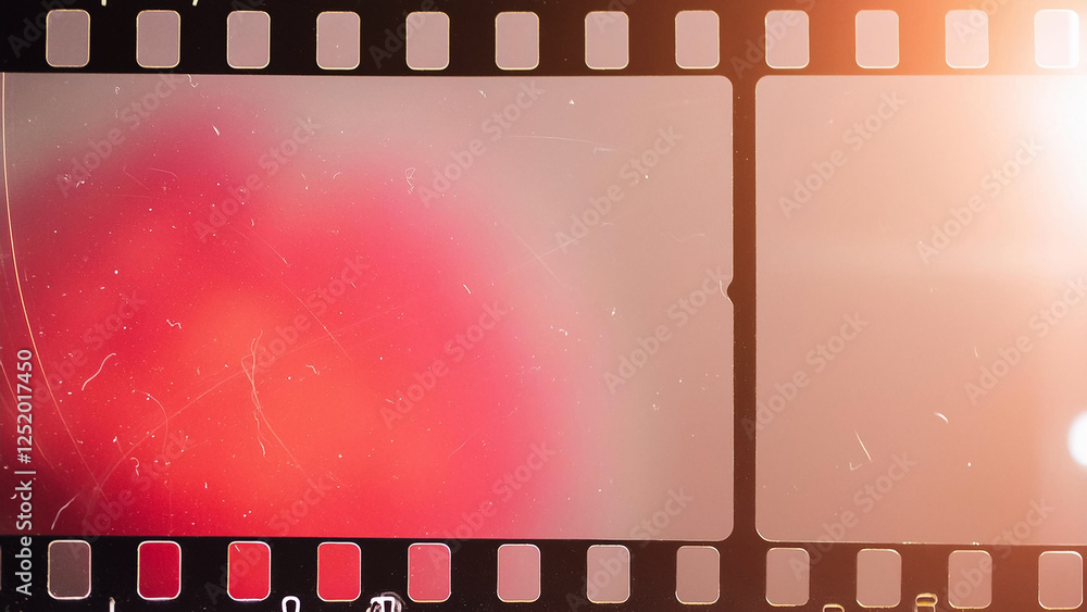 Super 8mm Vintage Film Frame Overlay with Dust, Scratches, and Classic ...