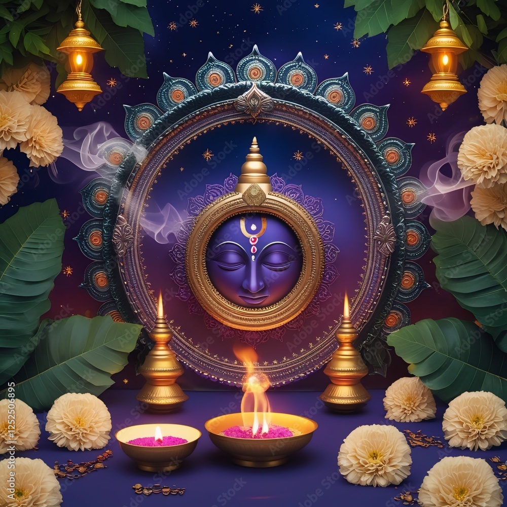 Maha shivratri festival background with shiv ling card design Stock ...