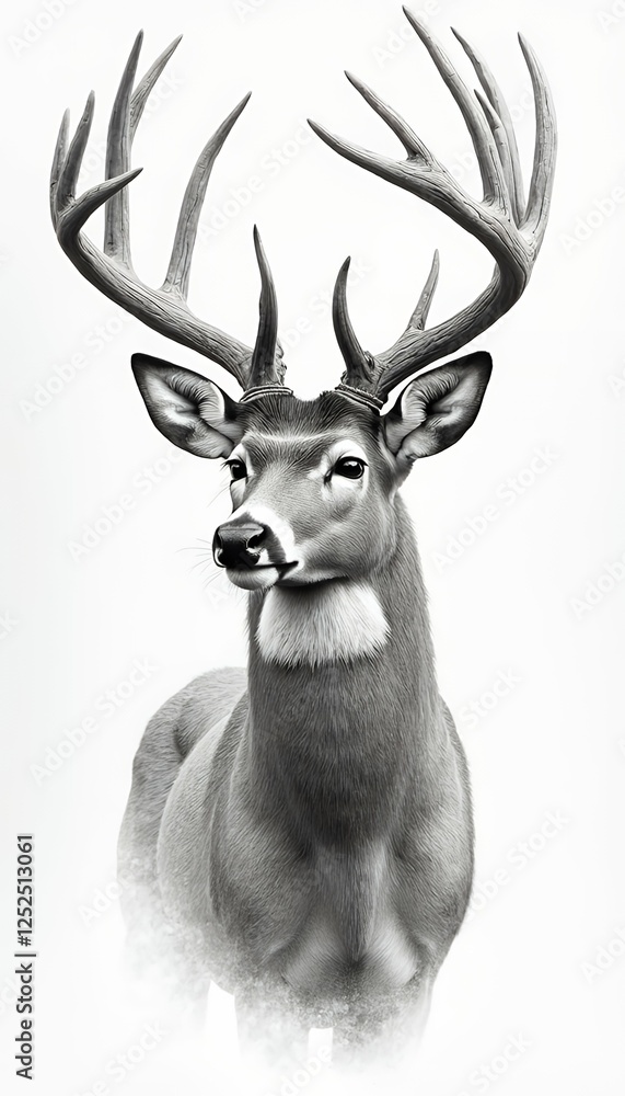 buck deer game big archery buck huge wild clipart white season buck ...