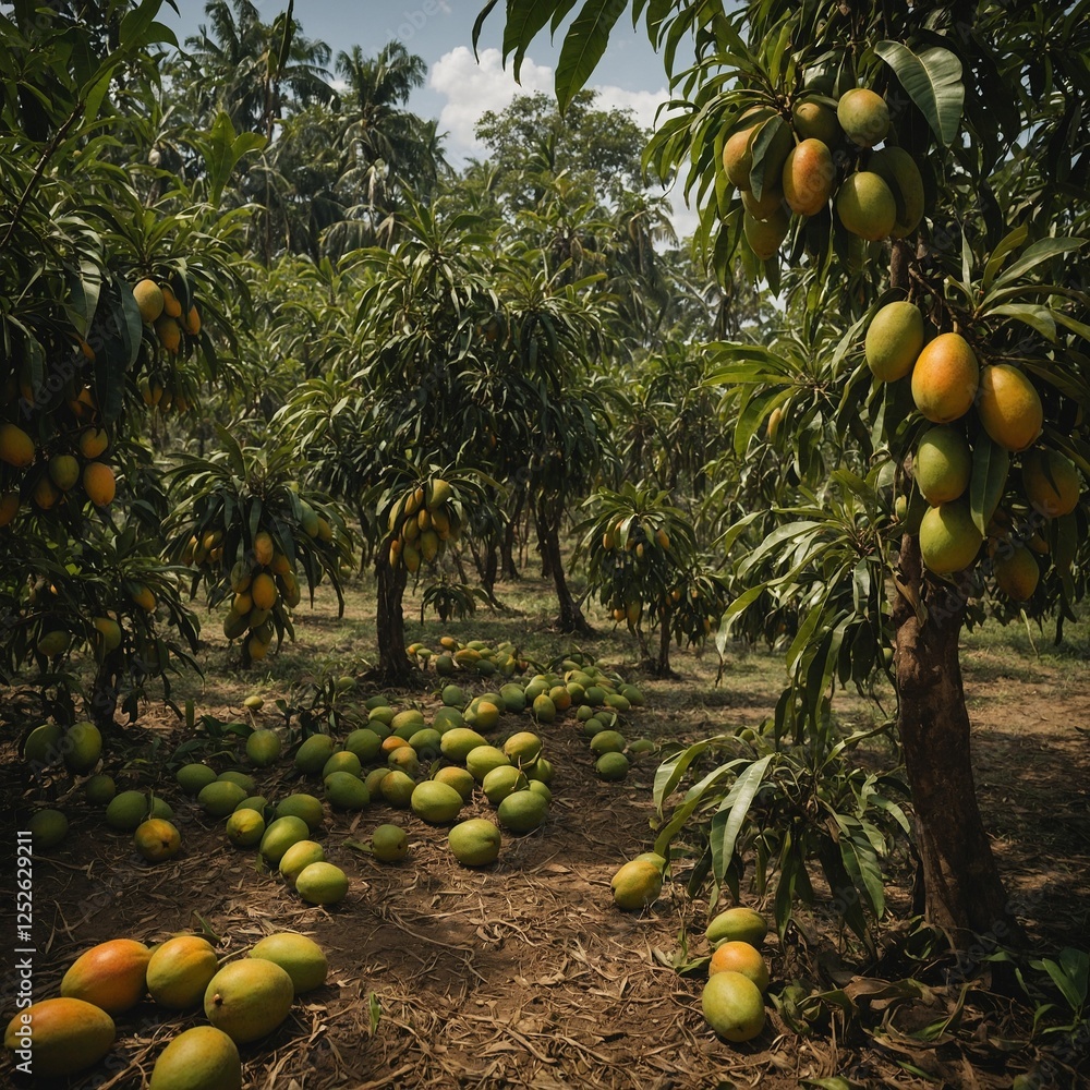 How does climate change affect mango production? Stock Photo | Adobe Stock