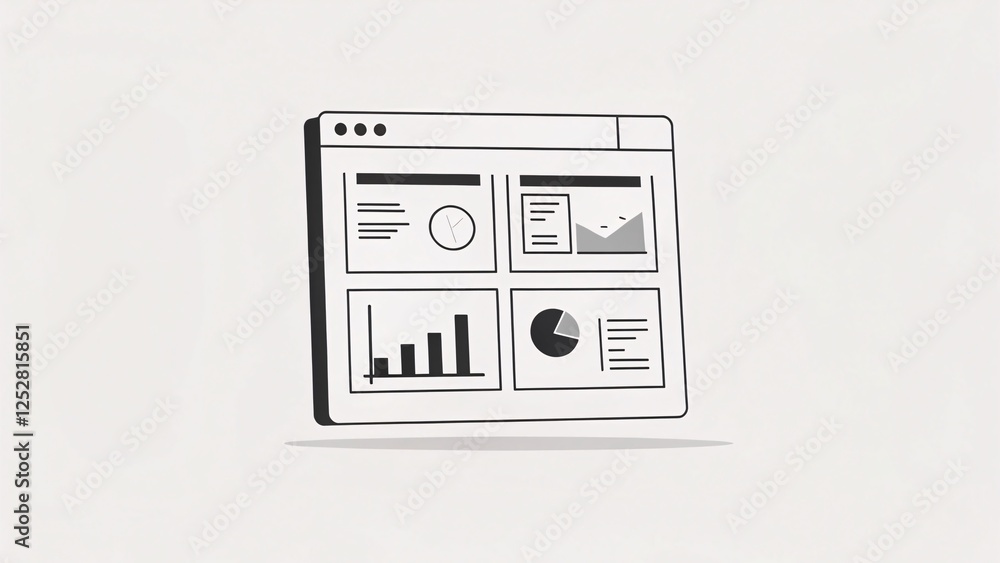Analyzing business data insights interactive dashboard overview online ...