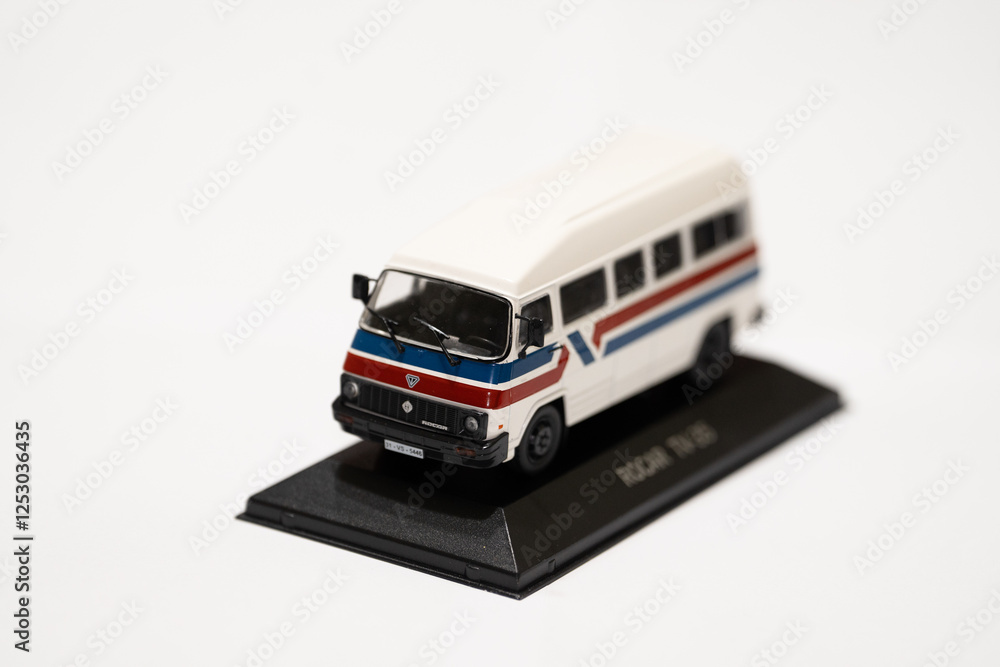 Bucharest Romania 9 February 2025. Rocar TV 41 model is a van for ...