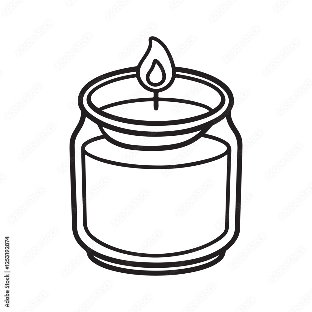 Cozy Coloring page, Line art, Bold and easy image, coloring sheet ...