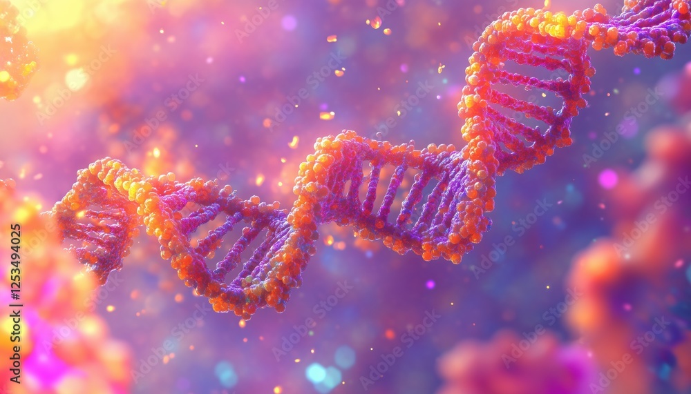 The Spiral Structure Of Dna: Complementary Helix Strands, Genetic Code ...