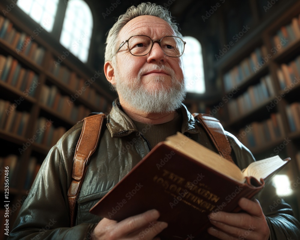 Capture the essence of academia with this image showcasing a ...