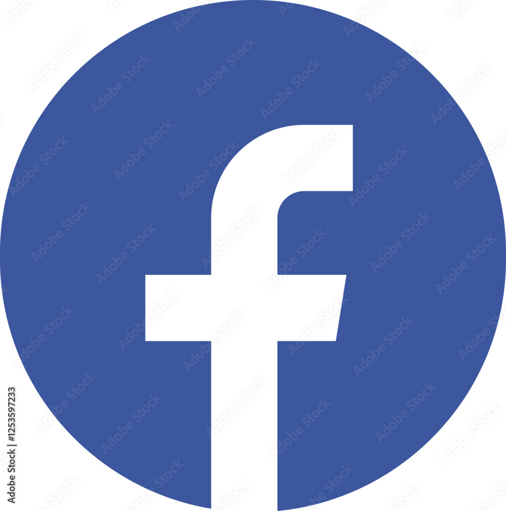 Facebook logo icon. Social media and social network icon vector ...