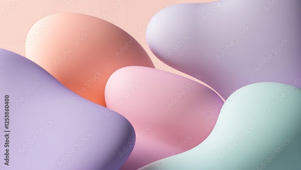 Minimalist Gradient Background Featuring Gentle Peach and Lavender ...