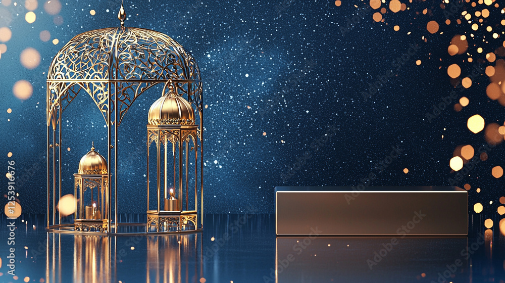 Ramadan background HD 8K wallpaper Stock Photographic Image Stock Photo ...