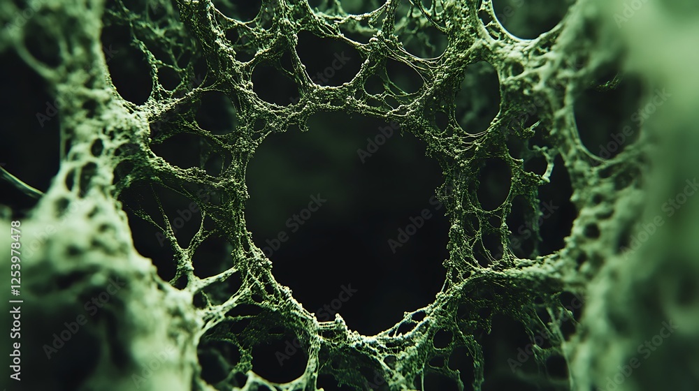 Green organic texture hole background Stock Illustration | Adobe Stock