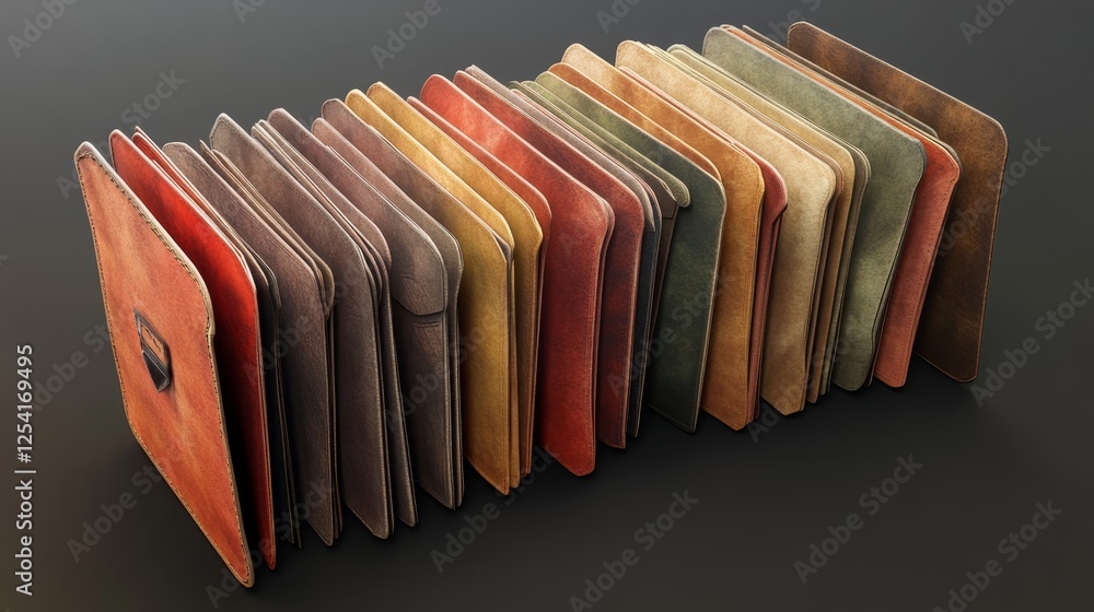 Stock-Illustration „Organized folder structure with open and closed ...