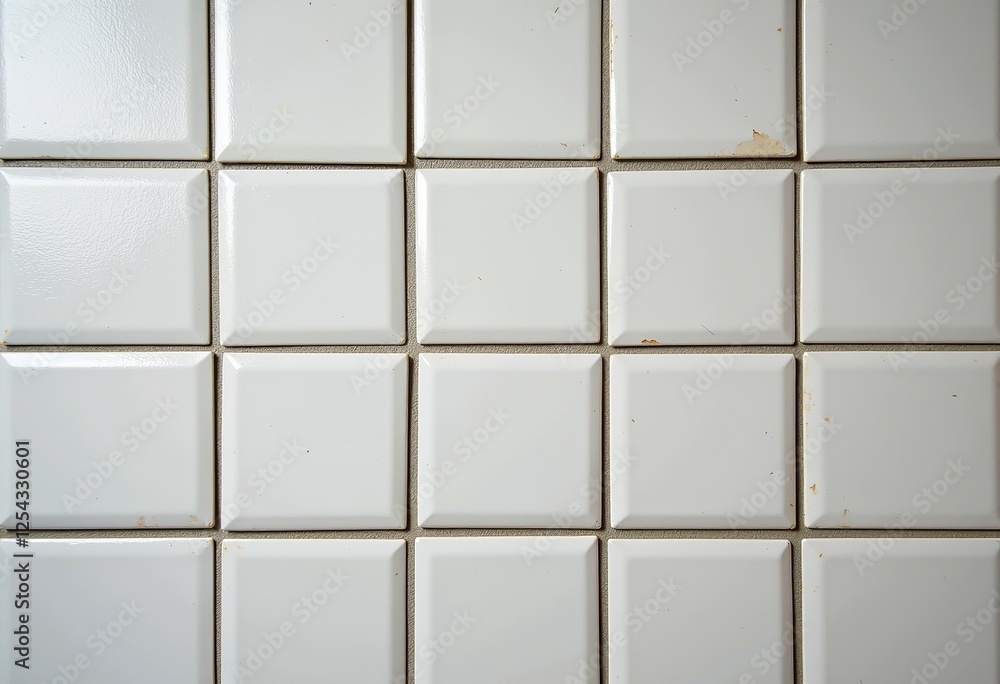 Authentic 1970s White Tile Surface: High-Quality Texture for Graphic ...