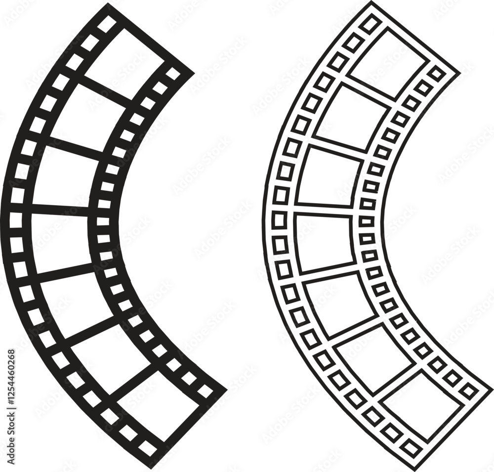 Old rustic movie film textured effect horizontal black line and flat ...