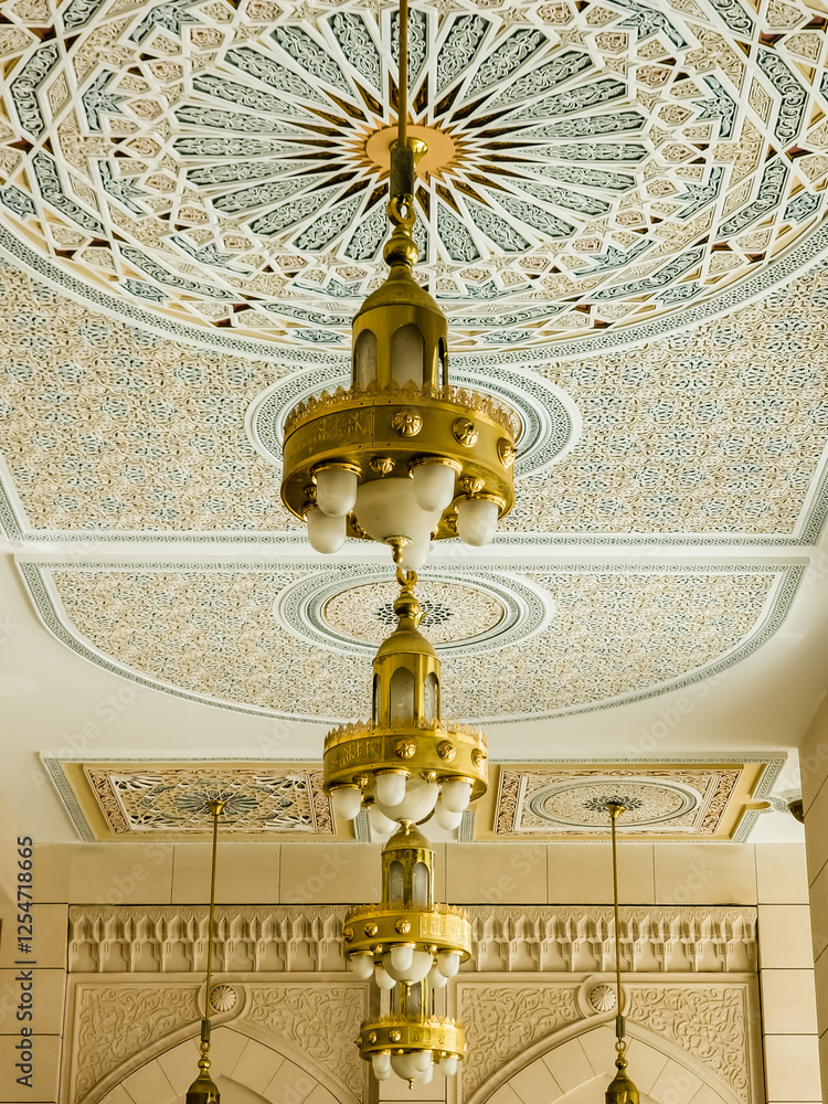 Sendayan, Malaysia - 11 February, 2025: The interior of the Islamic ...
