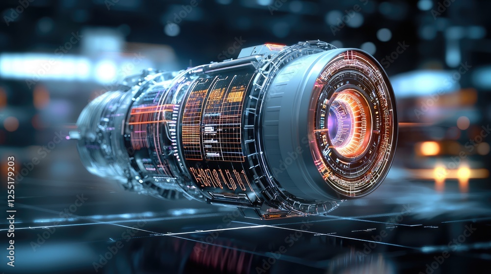 Next-generation aircraft engine concept with smart data overlays ...