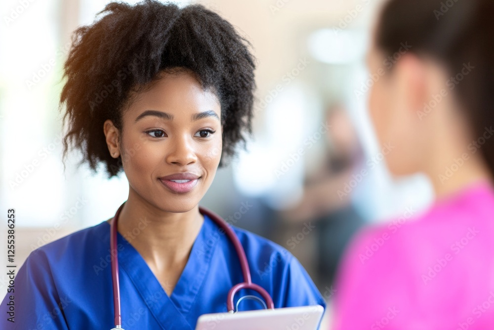 Bright Healthcare Collaboration Diverse Medical Team with Digital Tools ...