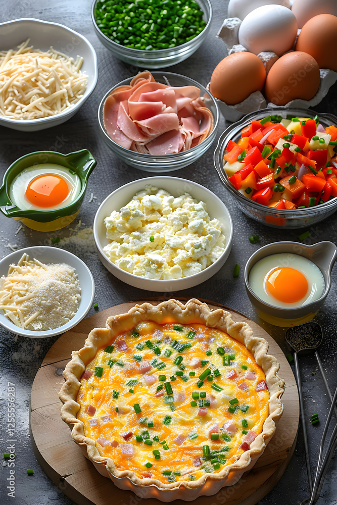 Step-by-step Process of Preparing Easy and Delicious Quiche - From ...