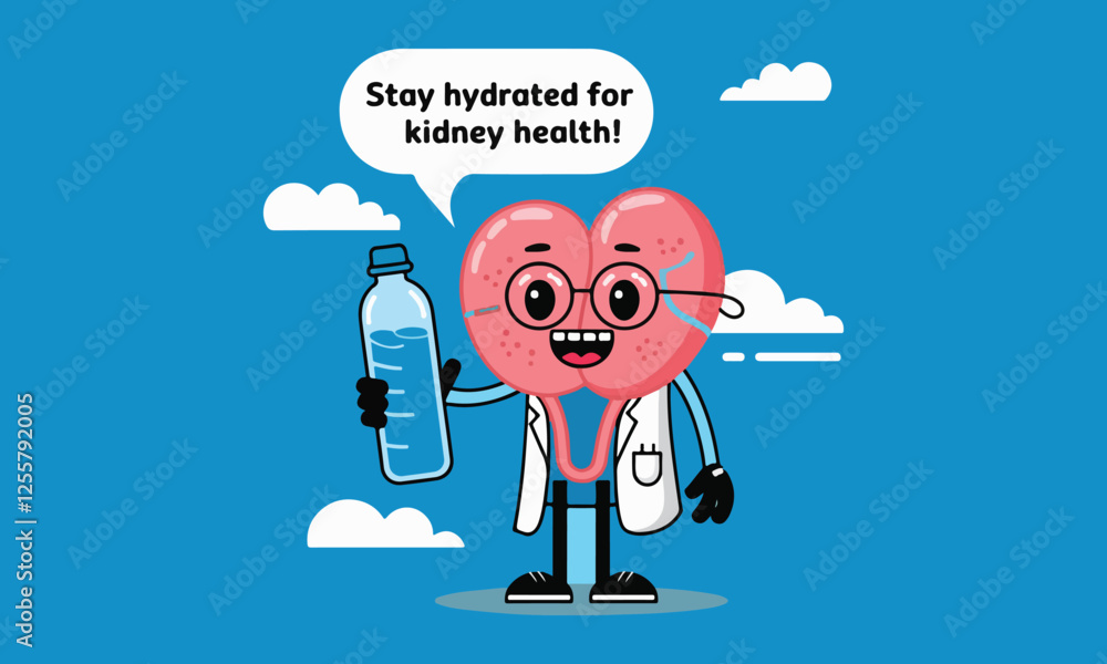 Vector Designs for World Kidney Day: Awareness, Hydration, Health, T ...