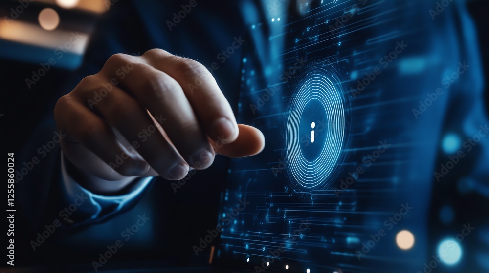 Businessman entering a one-time password (OTP) for 2FA verification on ...