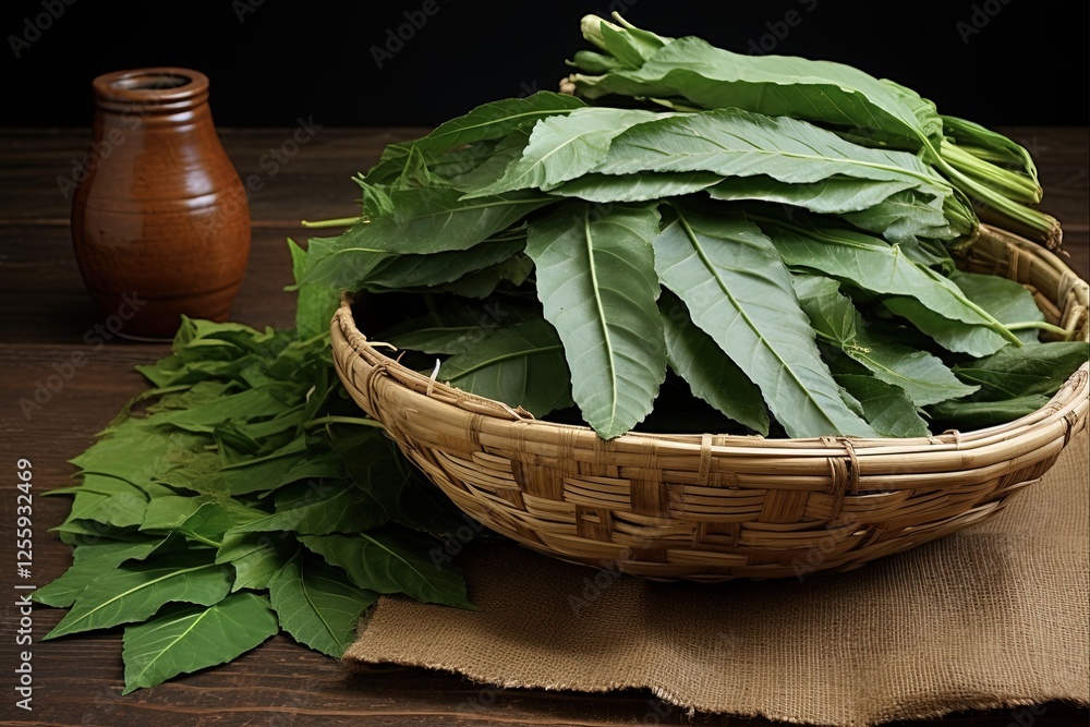 Cassava Leaves: Fresh Foliage from the Farm to the Kitchen. Traditional ...