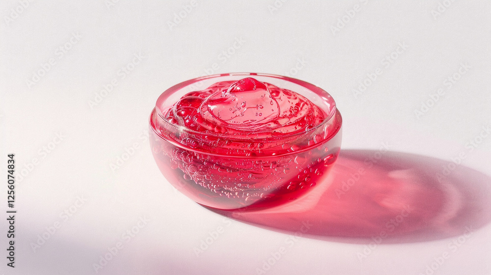 Jelly product shoot on an isolated white background, object focused ...
