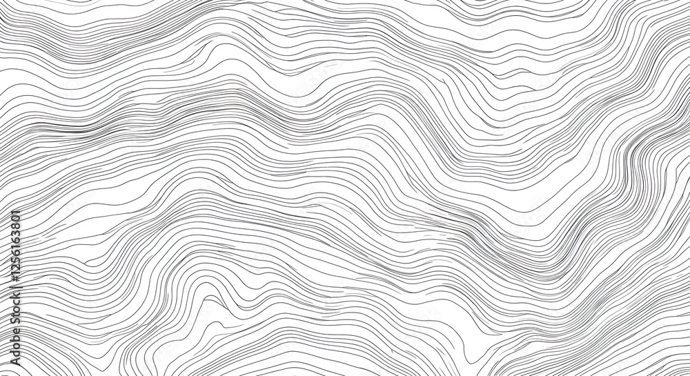 Abstract pattern with swirls Abstract White wave paper curved reliefs ...