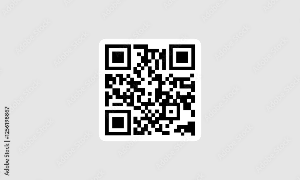 QR code set. Scan qr code icon. icon QR Code black outline for website ...