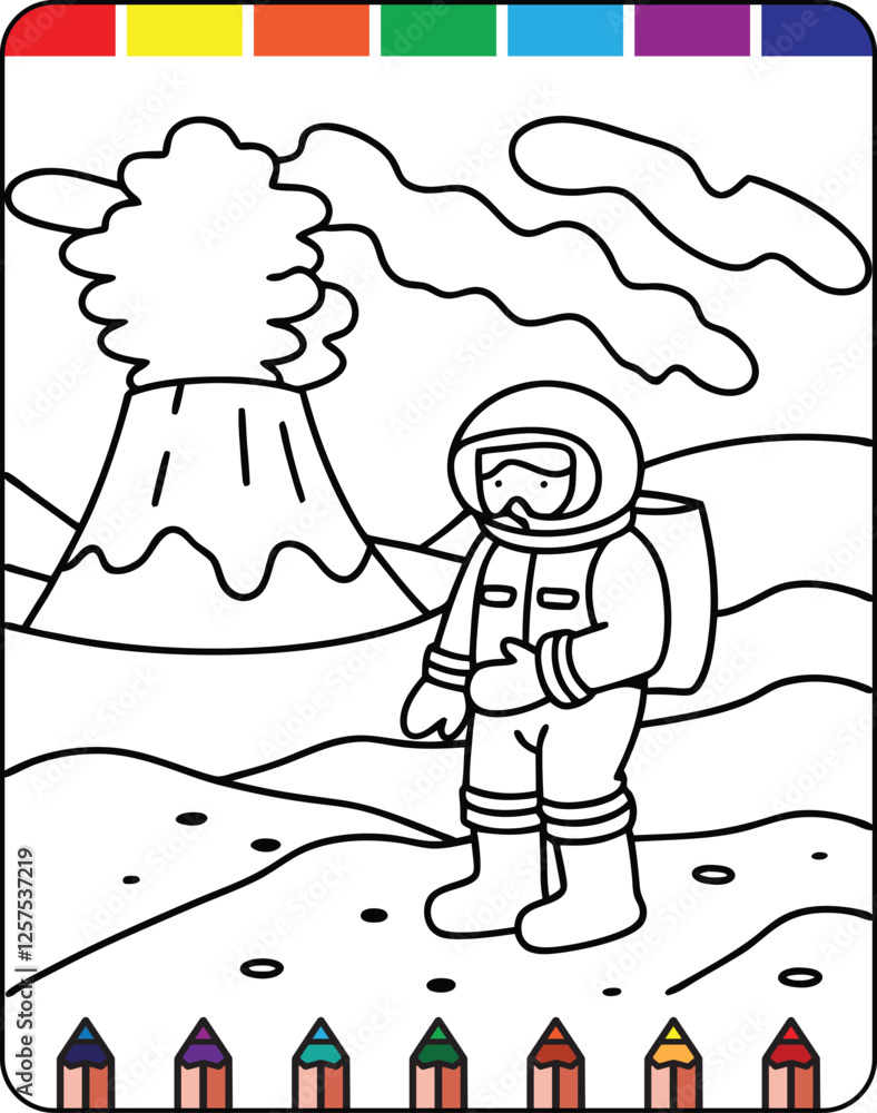 Hurricane Storms and Strong Winds Fun Coloring Page for Natural ...