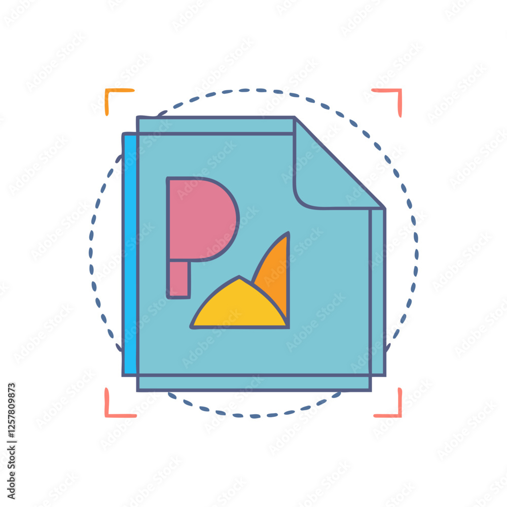 photoshop icon, photoshop vector illustration-simple illustration of ...