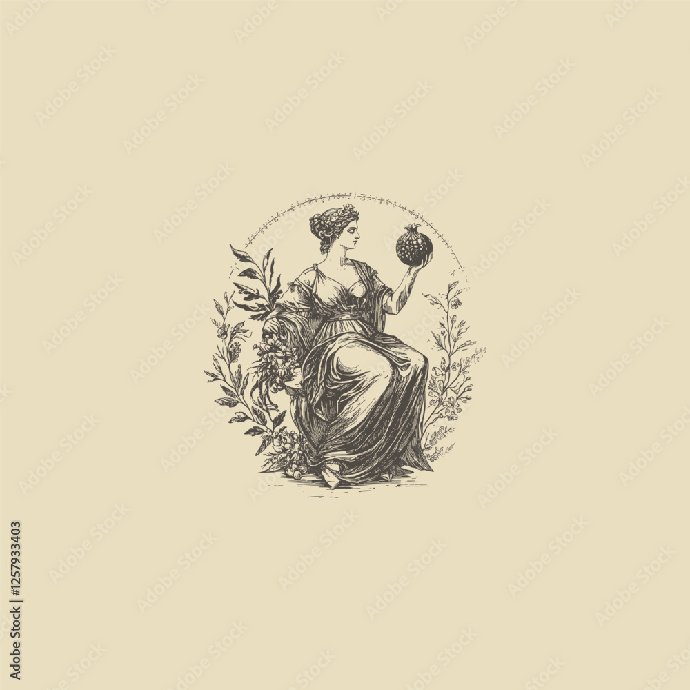 Persephone ancient greek Queen of the underworld Goddess of the dead ...