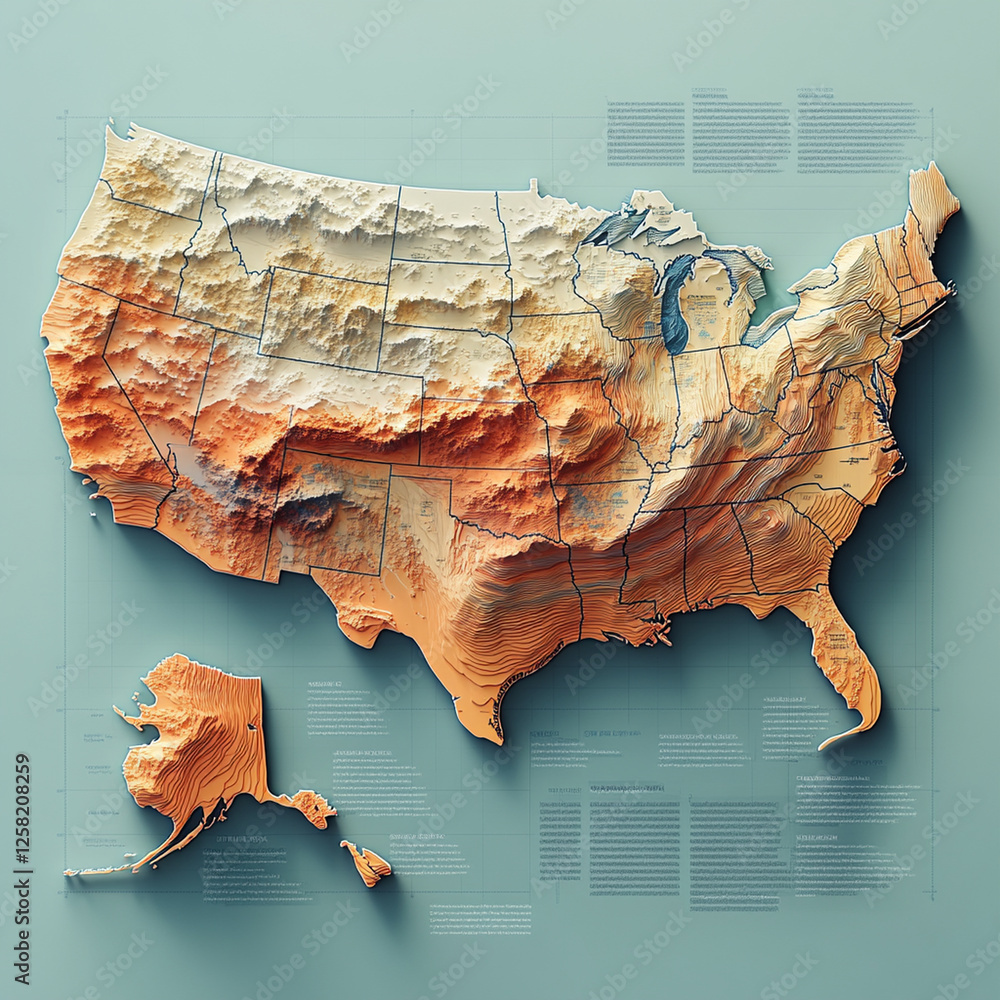Generative AI creates detailed three-dimensional topographic map of the ...
