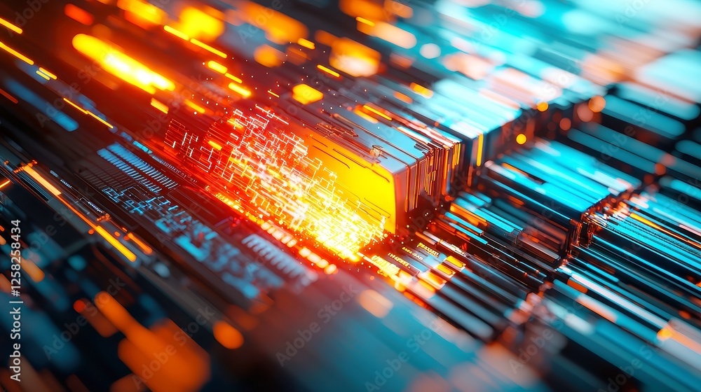 Big Data Business Strategy Visualization, dynamic representation of big ...