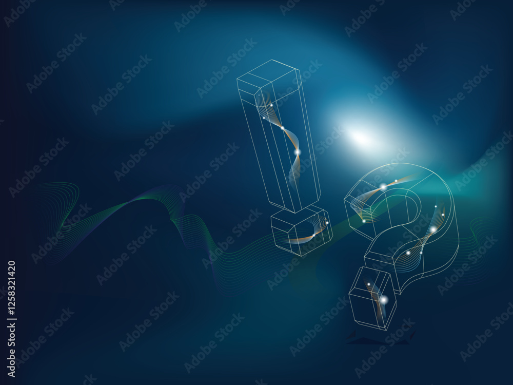 mesh struct A017 question mark exclamation mark shows the appearance of ...