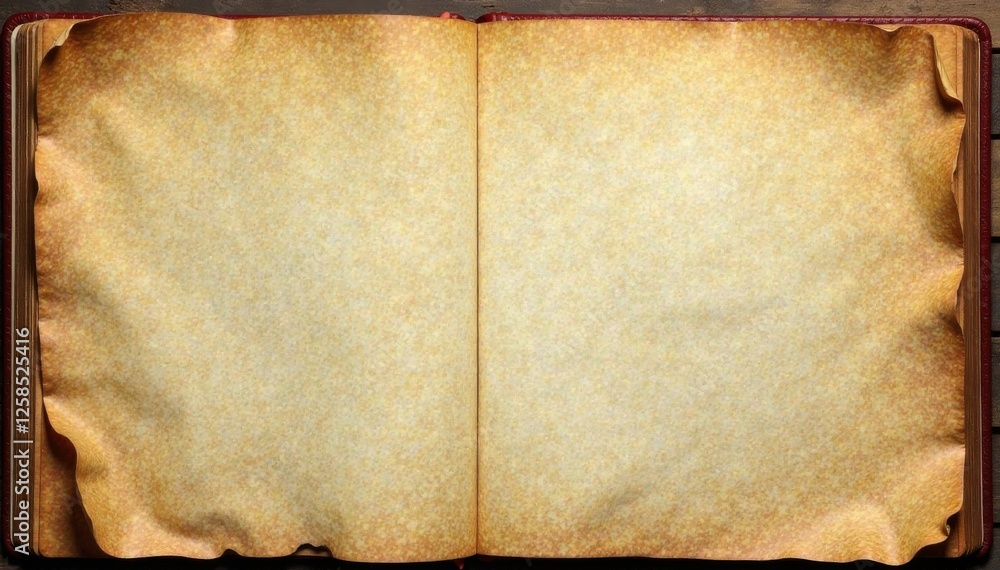 Vintage paper texture background with scattered old book pages and worn ...