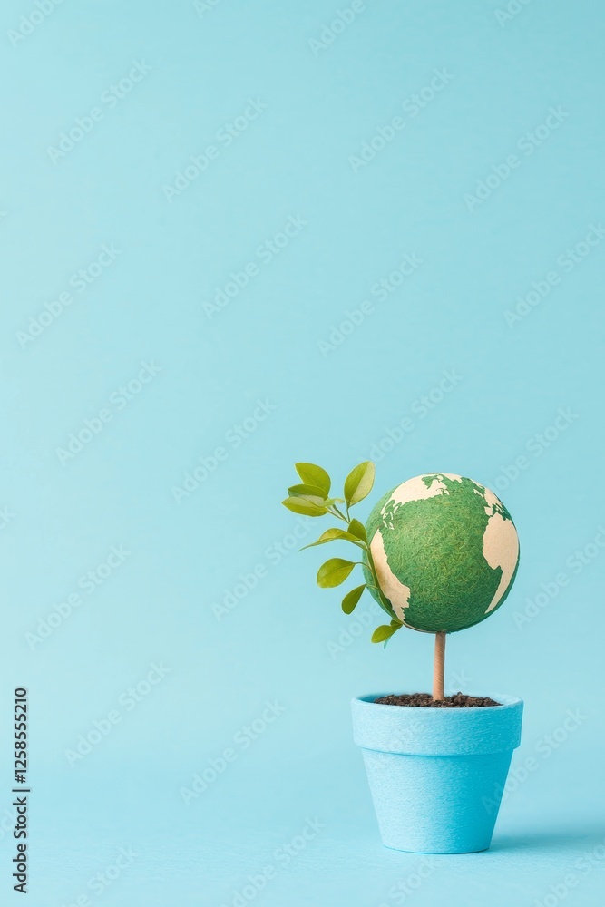 Growing a greener future eco-friendly planting indoor garden visual art ...
