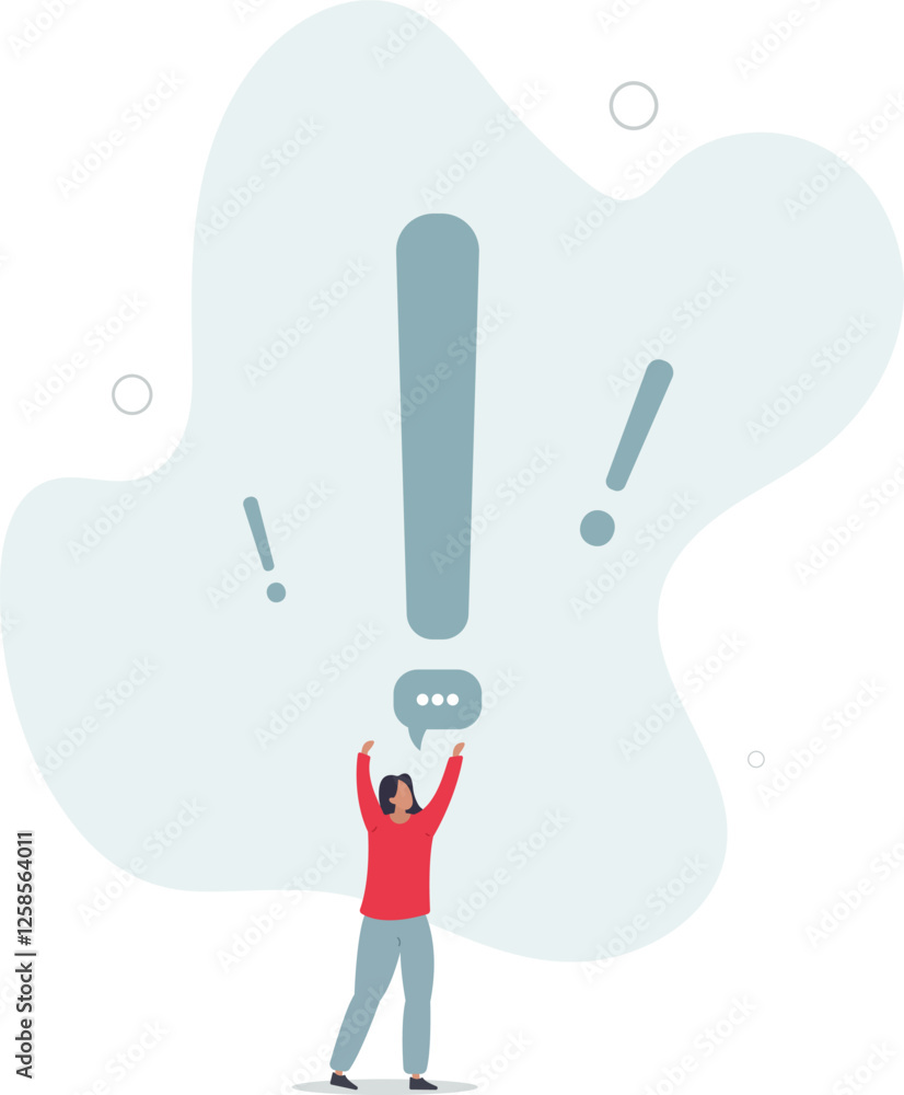 Story telling, speak out loud to draw attention and interest, fact ...