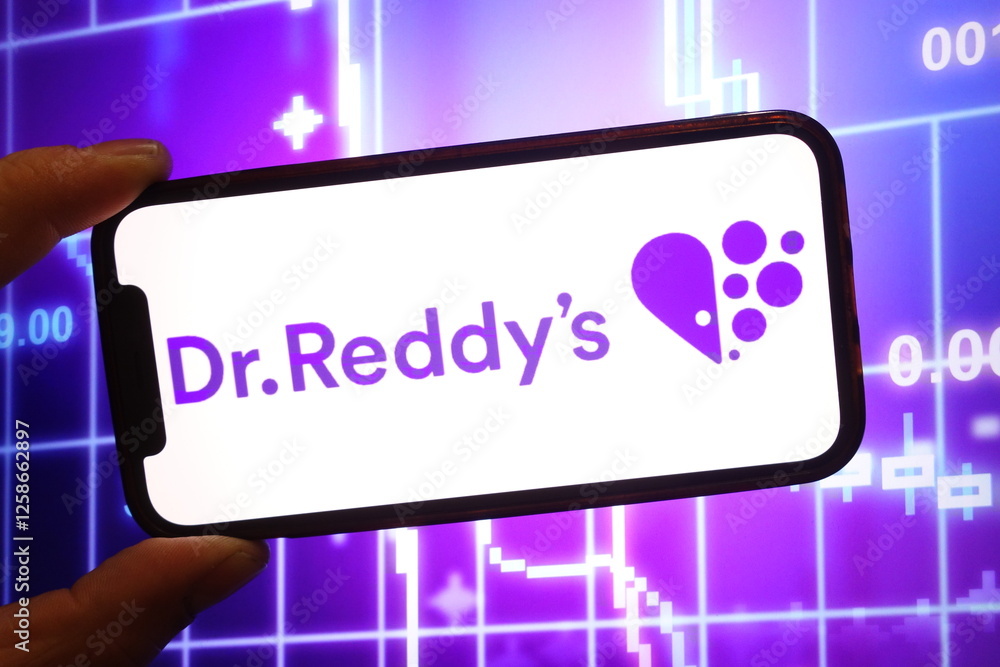 Konskie, Poland - January 23, 2025: Dr Reddy`s company logo displayed ...