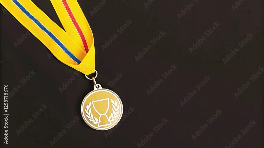 Celebrating Achievement Gold Medal Award Ceremony Sports Hall Image of ...