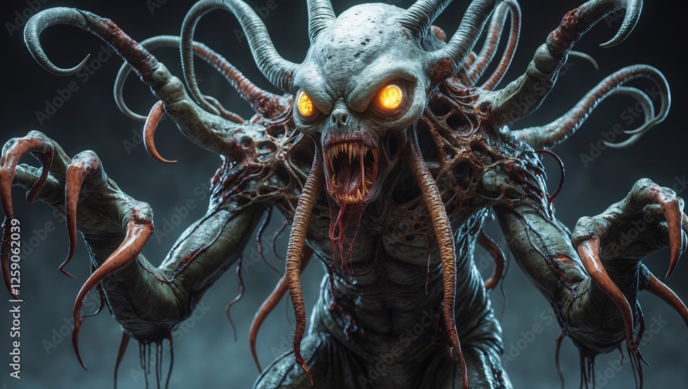 Creatures of the Abyss emerge from the shadows, showcasing eerie forms ...